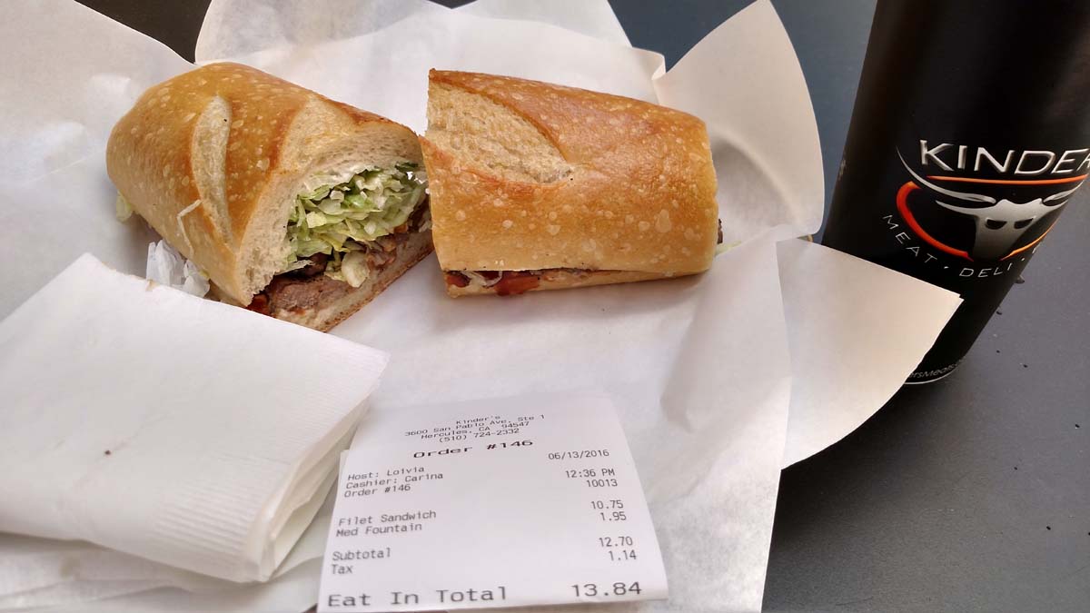 Kinder’s Meats Deli BBQ & Catering – Hercules, CA – Jeff's Food Travels